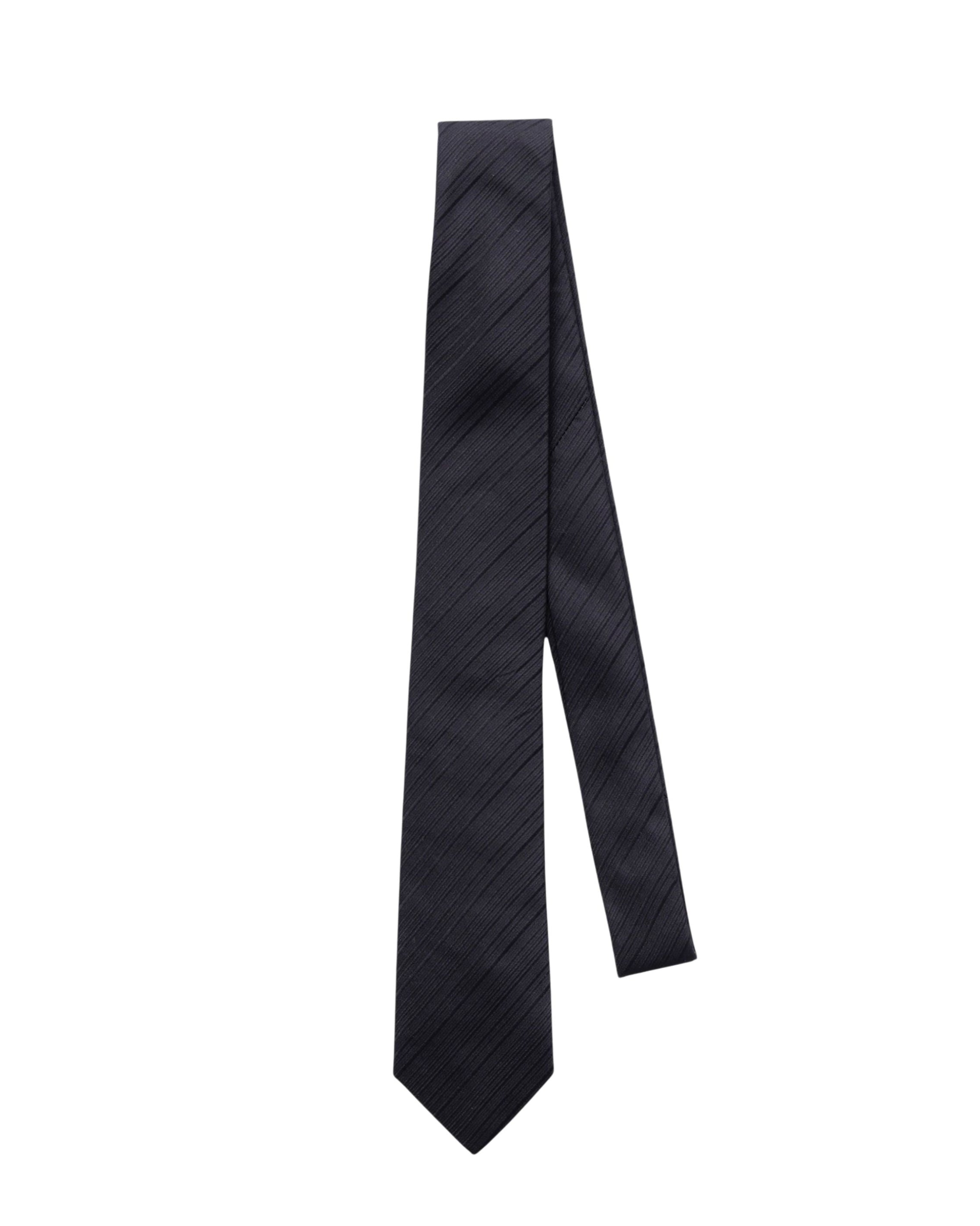 SILK SHADOW REGIMENTAL NECK TIE